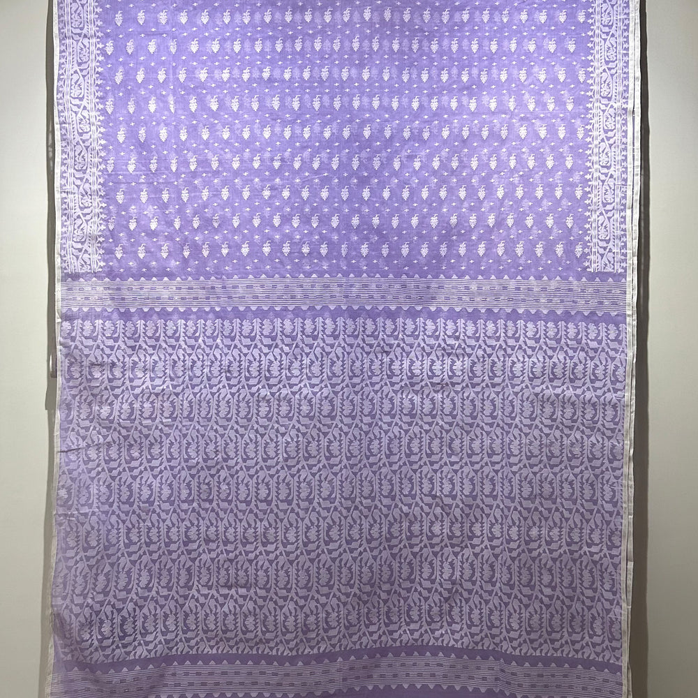 Lavender Dhakai Jamdani